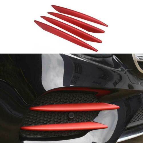 For Benz E-Class W213 2016-20 ABS Matte Red Exterior Front Fog Light ...