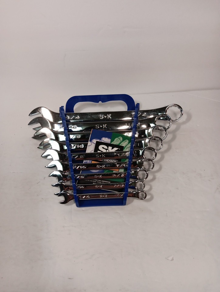 New 1998 SK Tools Special Edition 18 Piece Wrench Set No. 87018 Metric ...