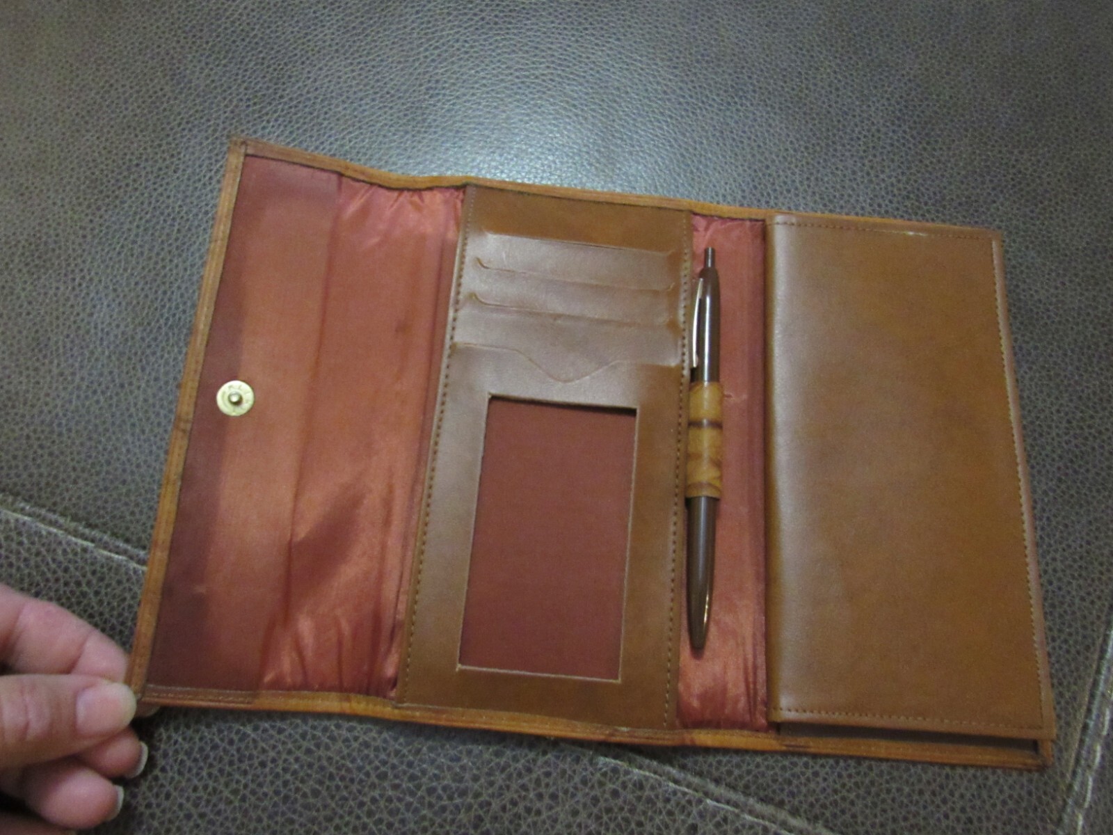 Di Lido 80s Vintage Ranchero Cowhide Checkbook Memo P… - Gem