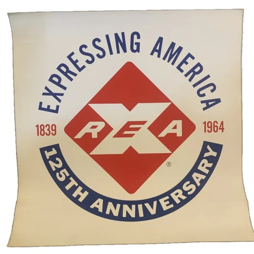 REA Railway Express Agency Railroad Train Sticker Baggage Decal 1964 ...