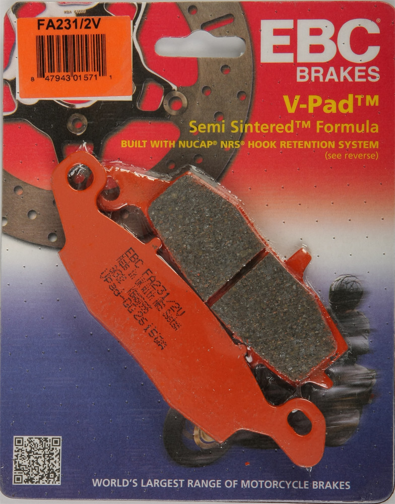 EBC Semi-Sintered V Brake Pads FA231/2V | eBay