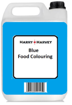 1L 1 litre BLUE FOOD COLOURING Colour Dye liquid CATERING trade pack ...