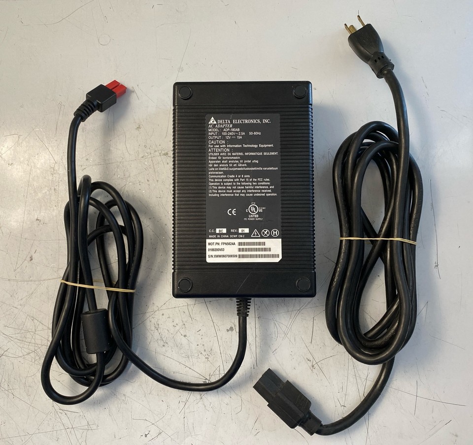 Original DELTA Electronic AC Adapter ADP-180AB 100-240V2.5A 12V 15A 50 ...
