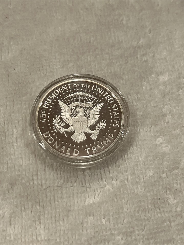 2017 President Donald Trump Inaugural Silver EAGLE Commemorative ...