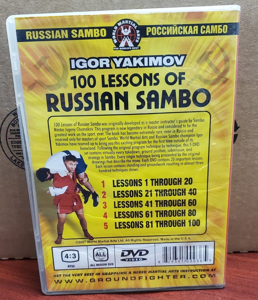 100 Lessons of Russian Sambo DVD SET Igor Yakimov / Martial Arts | eBay