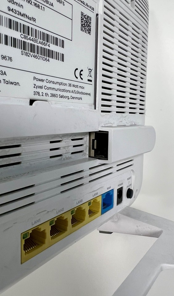 Zyxel Home Life Modem Router WiFi + Fiber SPF dual Channel + Ethernet ...