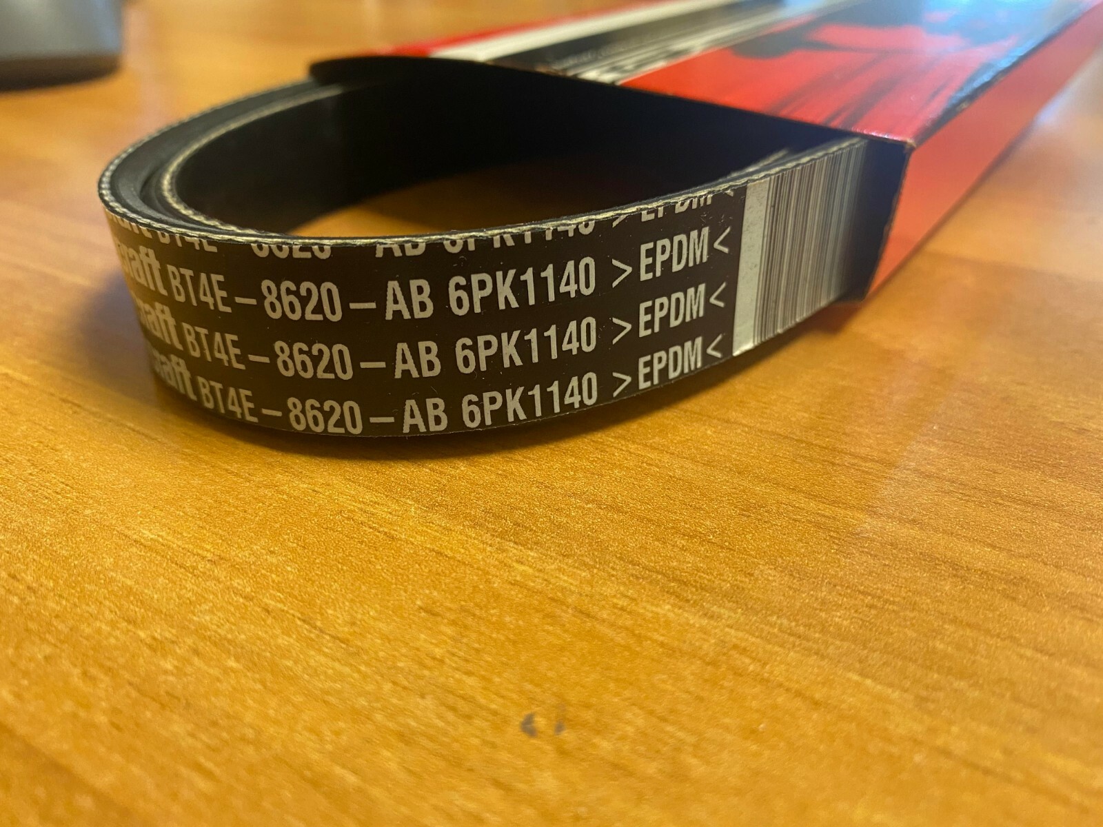 OEM GENUINE Serpentine Belt Motorcraft BT4E-8620-AB 6PK1140 fits Ford 3 ...