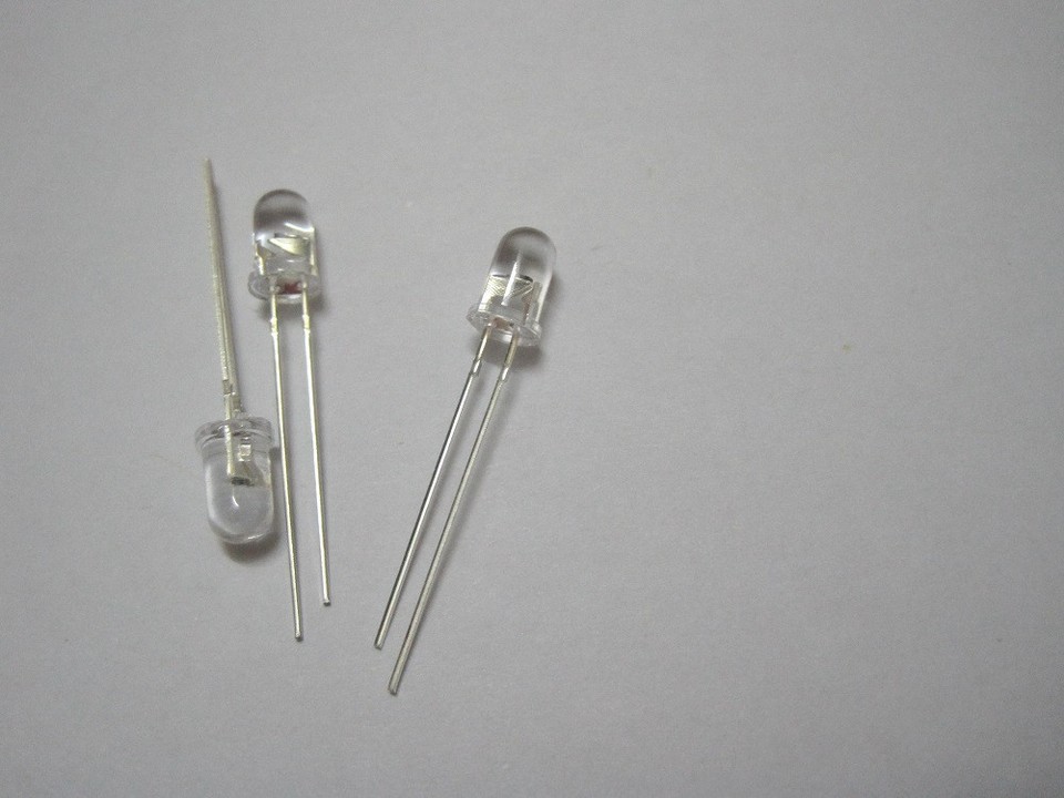 100pcs, 5mm Yellow Candle Light Flicker Ultra Bright Flickering LED ...
