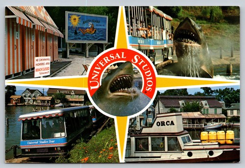 VTG Postcard, B4, Universal Studios, Universal City, Ca. The Jaws Set ...