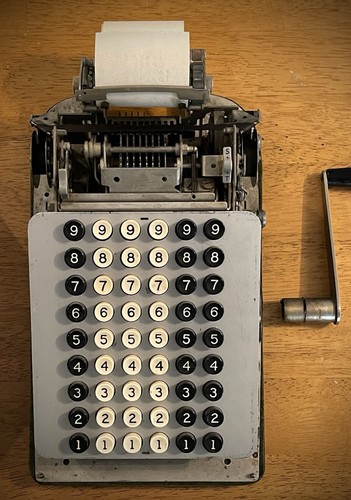 Vintage Victor Champion 6-Column Hand Crank Adding Machine | Tested ...