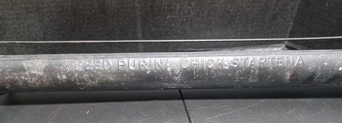 Vtg Feed Purina Chick Startena Galvanized Tube Chicken Feeder Farm ...