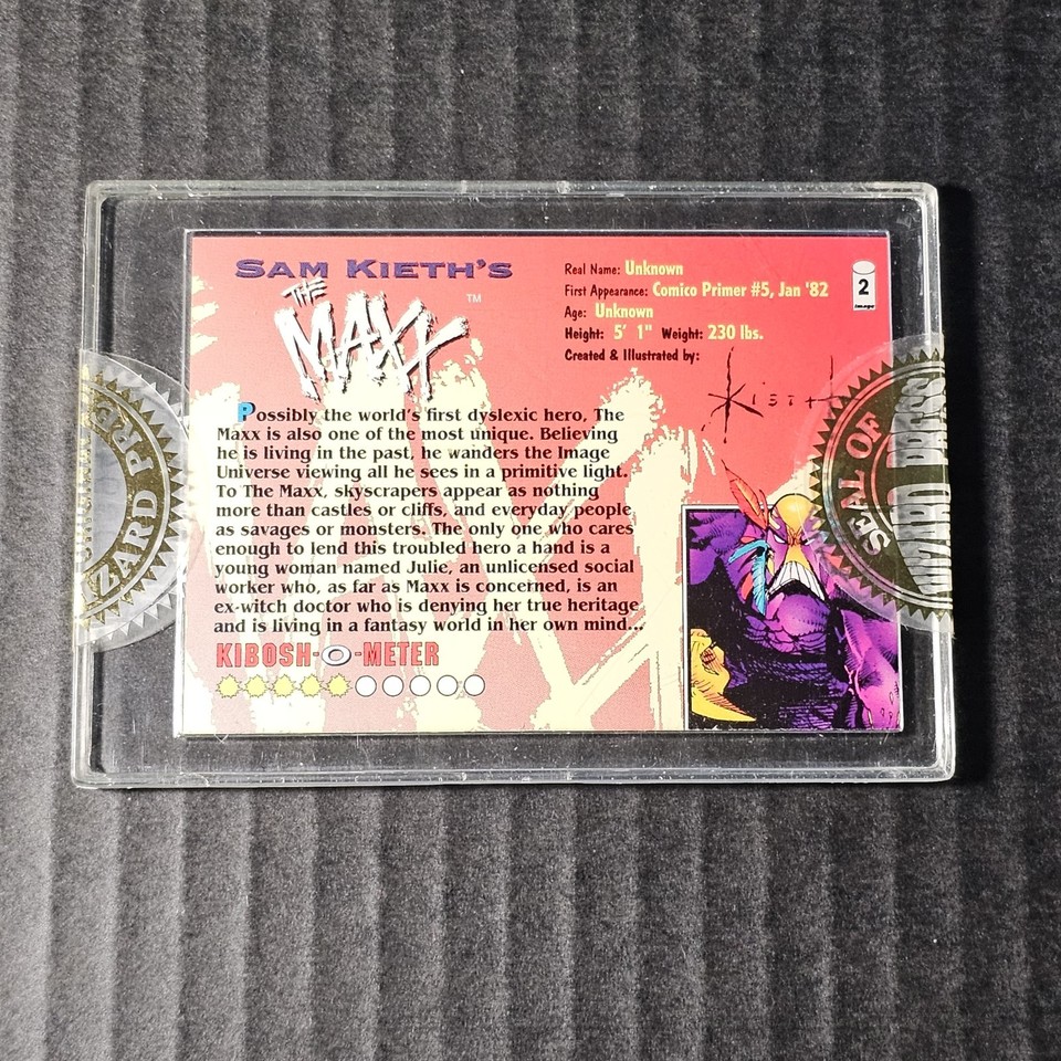Wizard Magazine Image Series 2, The Maxx #2, Sealed, 1992 Image/Wizard ...