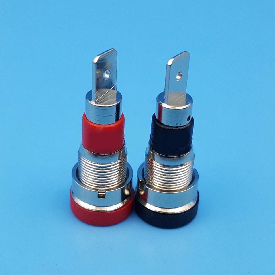 10PCS Safety 4mm Banana Female Socket Panel Mount Binding Post ...