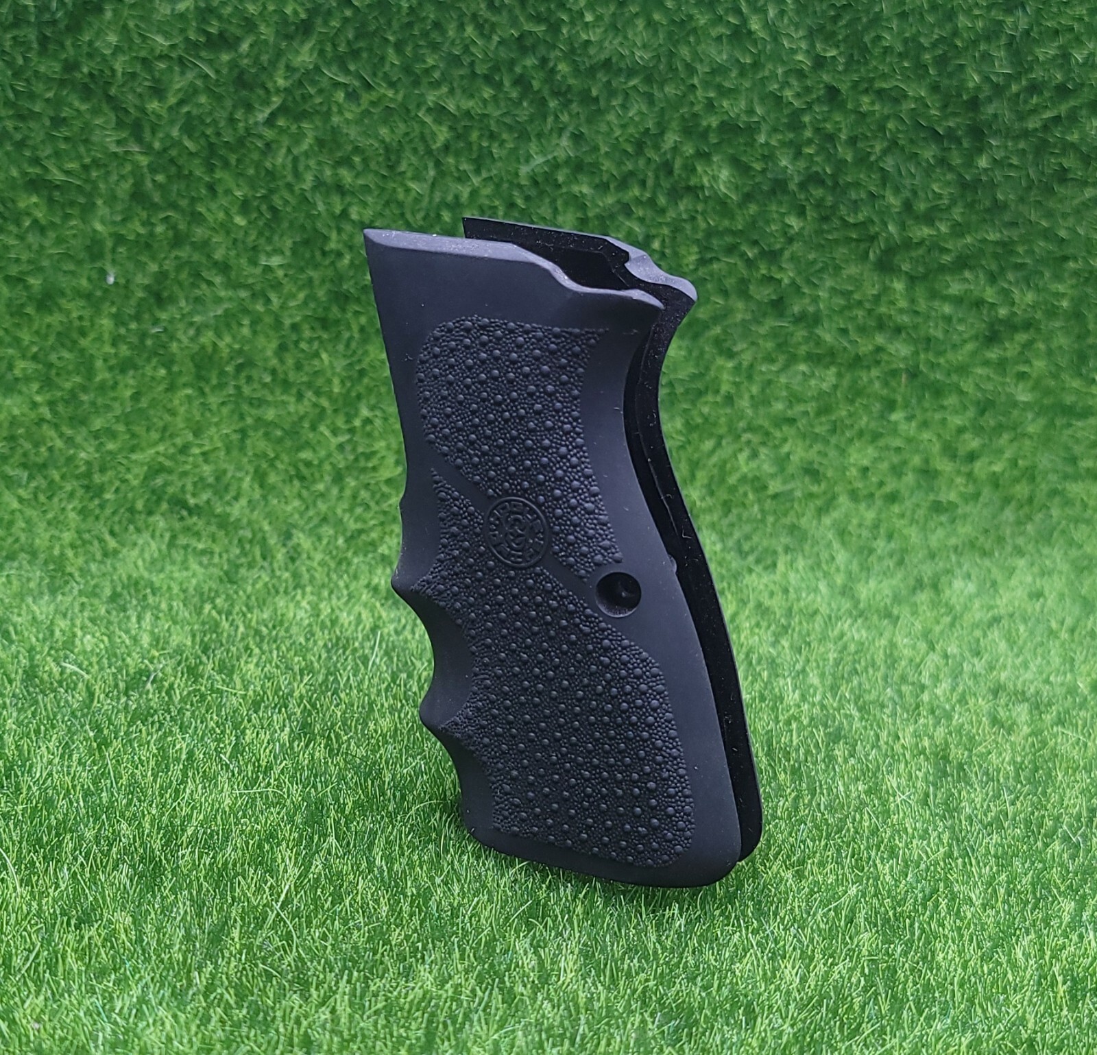 Hogue Browning Hi-Power Rubber Pistol Grip With Finger Grooves, Black ...