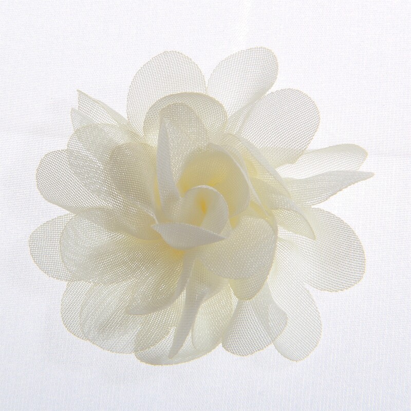 30PCS 5CM 2" Chic Crochet Chiffon Flowers For Headband Fabric Flowers ...