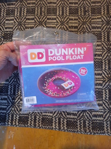 NEW Dunkin’ Donuts 30” Swimming Pool Float/Floatie w/ sprinkles ...
