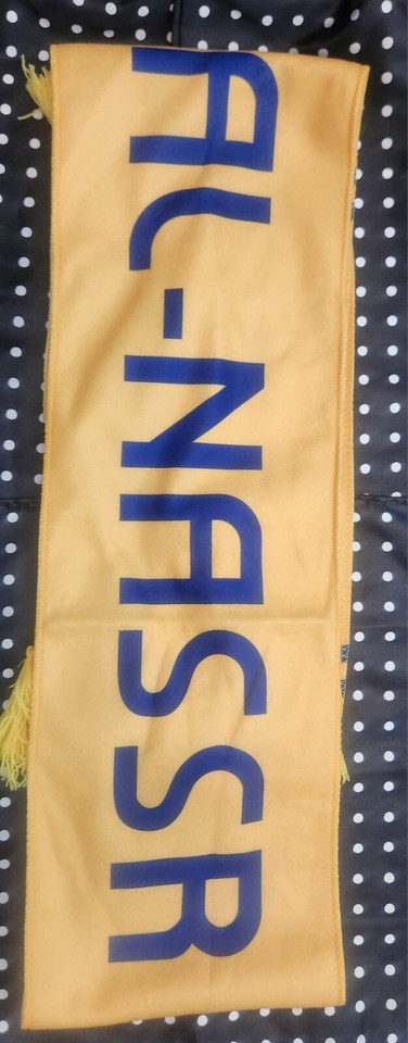 Al Nassr Soccer Scarf Lightweight 56 Inch Scarf Football Futbol | eBay