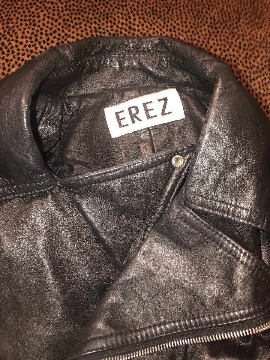 EREZ Vintage Biker Ladies Leather jacket/$650 Was Original EREZ Vintage Biker Ladies Leather jacket/$650 Was Original
