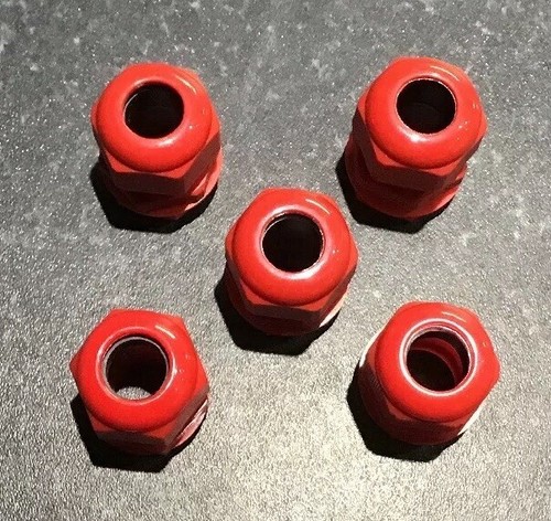 Compression Glands Red M20 20mm Red Dome Cable Stuffing Gland x5 ...