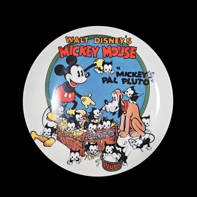 Walt Disney's Mickey Mouse "Mickey's Pal Pluto" Collectors Plate #2825 ...