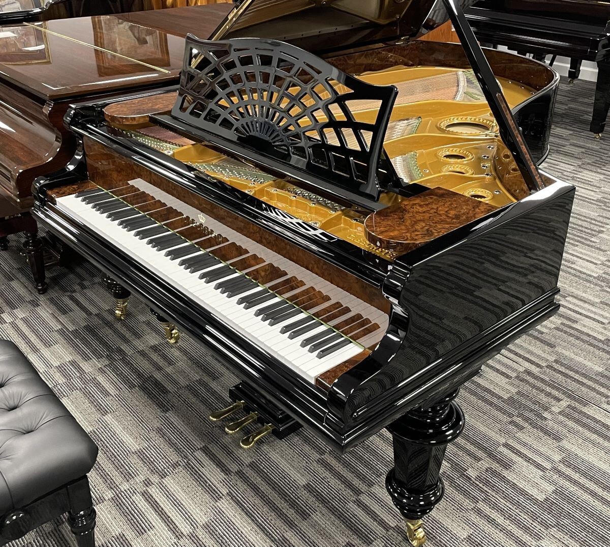 Bechstein B 6'8" Grand Piano Picarzo Pianos Walnut Accents ($180K ...