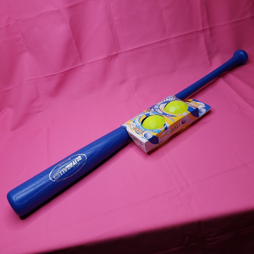 Official BLITZBALL Ultimate Backyard Baseball Set w/ Bat & 2 Plastic ...