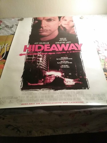 HIDEAWAY Original Home Video Movie Poster 1995 JEFF GOLDBLUM HORROR ...