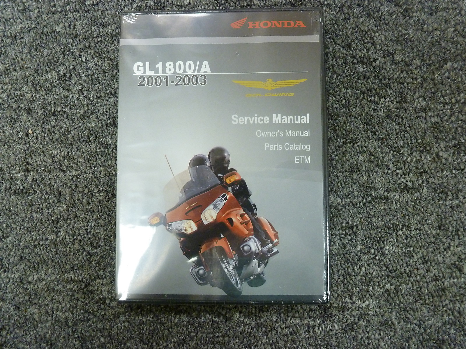 2001 2002 2003 Honda GL1800 A Goldwing Motorcycle Owner & Service ...