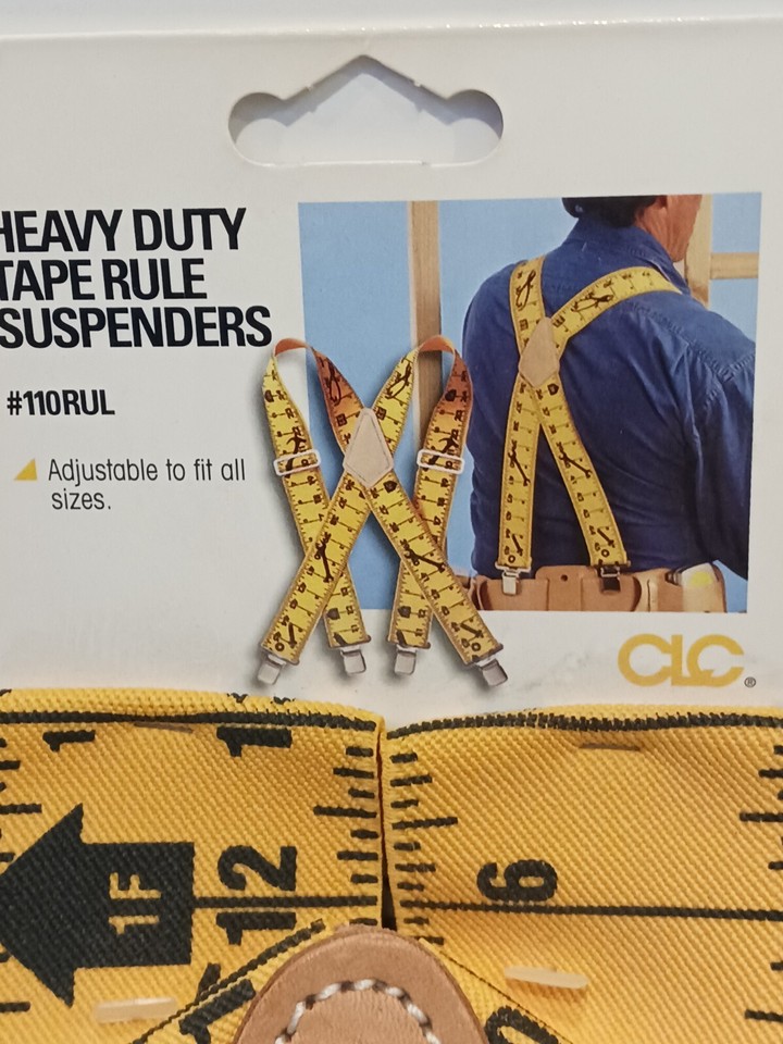 CLC Custom Leather Craft Tape Rule Suspenders | eBay