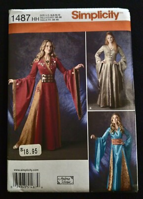 Simplicity Halloween Medieval Woman Dress by Andrea Schewe sewing ...