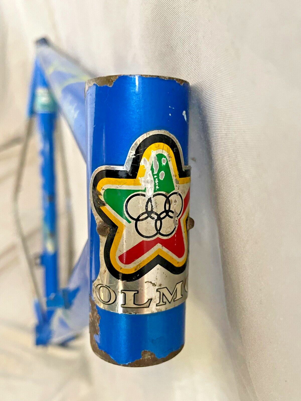 1985 Olmo Super Light Road Bike Frame 51cm Small Columbus Genius Lugged ...