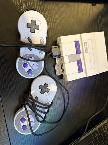 Super Nintendo SNES Mini Classic Edition Console + 2 Controllers | eBay