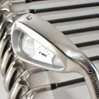 Taylormade Rac OS 10p 3-4-5-6-7-8-9-Pw-Aw-Sw RH Golf Iron Set Club R ...
