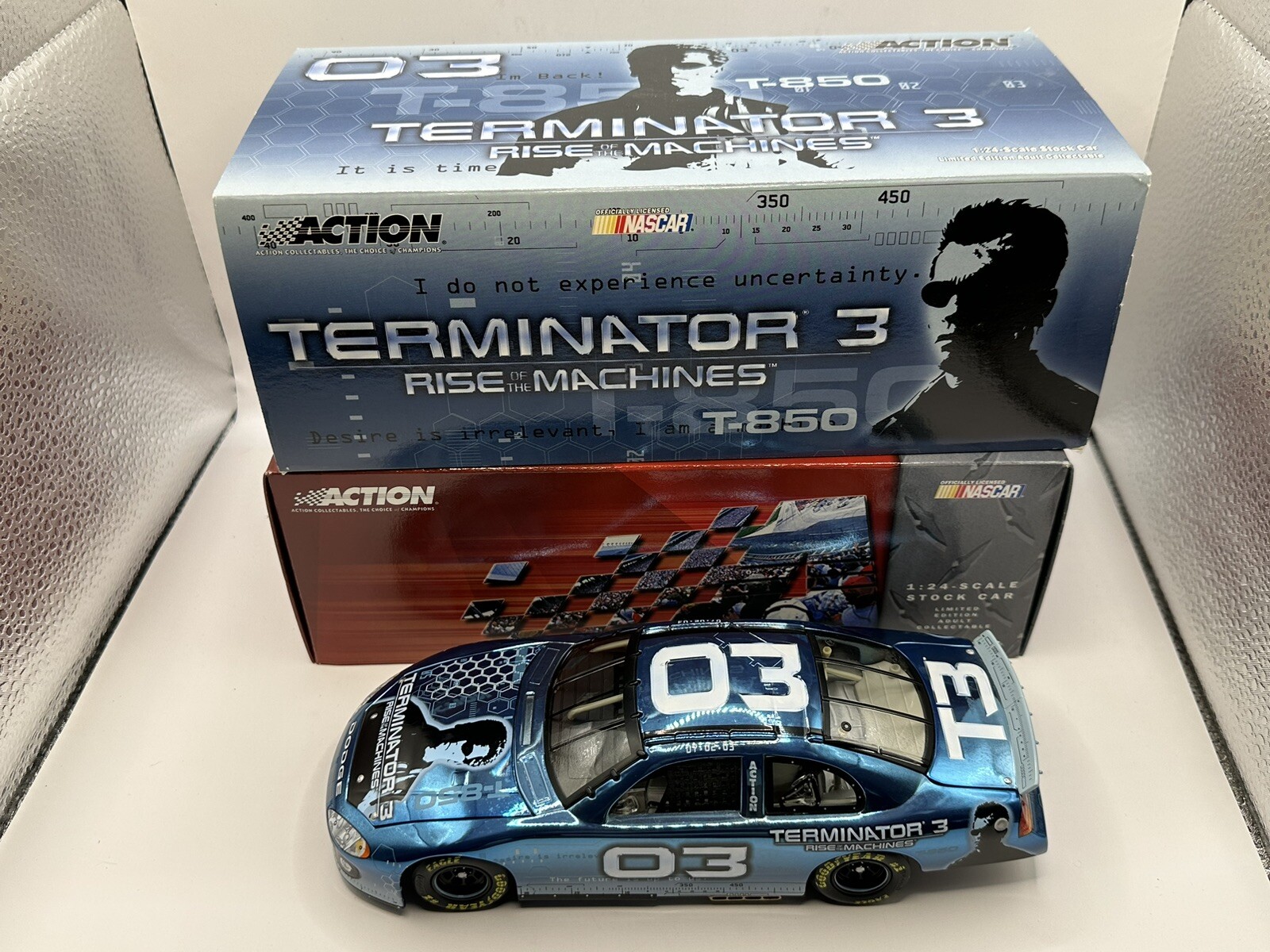 Nascar 1:24 Terminator 3 Program Car 2003 Intrepid Limited Edition 1 of ...