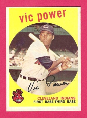 1959 Topps Baseball #229 Vic Power Cleveland Indians | eBay