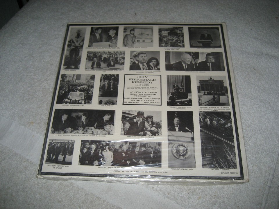 Vintage President Kennedy Memorial Album Speeches News Reports and ...