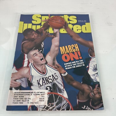 March 24, 1997 Scott Pollard Kansas Jayhawks Sports Illustrated | eBay