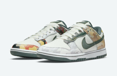 Nike Dunk Low "Sail Multi Camo" DH0957-100 Men's Shoes Sneakers New [US ...