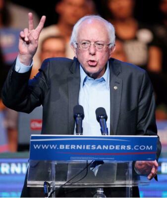 BERNIE SANDERS GLOSSY POSTER PICTURE BANNER PRINT democrat election ...