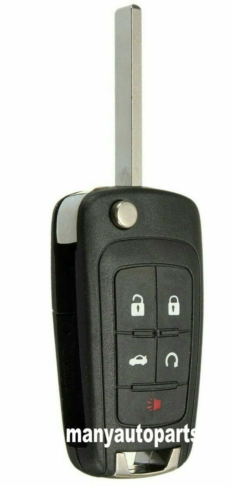 Flip Key Shell fit for CHEVROLET Remote Key Case Fob Replacement 5 ...