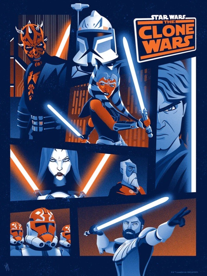 Clone Wars Images To Print Star Wars Movie Posters By Christopher Lee