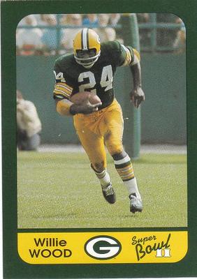 WILLIE WOOD 1991 Super Bowl II card Green Bay Packers Football NR MT | eBay