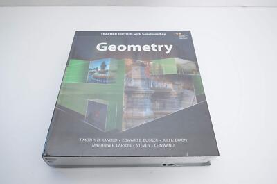 Geometry 2015: Teacher Edition With Solutions by Houghton Mifflin ...
