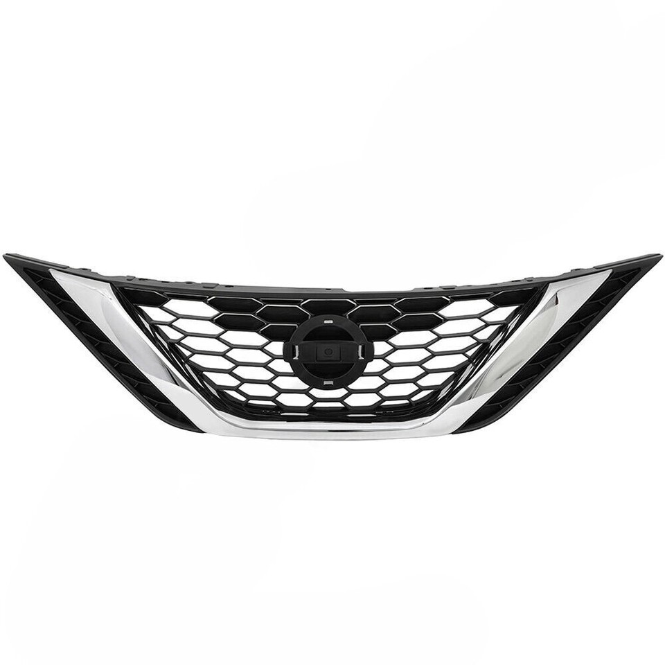 Front Bumper Upper Grill For Nissan Sentra 2016 17 18 Grille Chrome ...