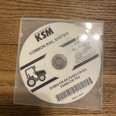 Kubota KSM D1803-CR-E4 V2403-CR-E4 V2403-CR-TE4 Tractor Common Rail ...