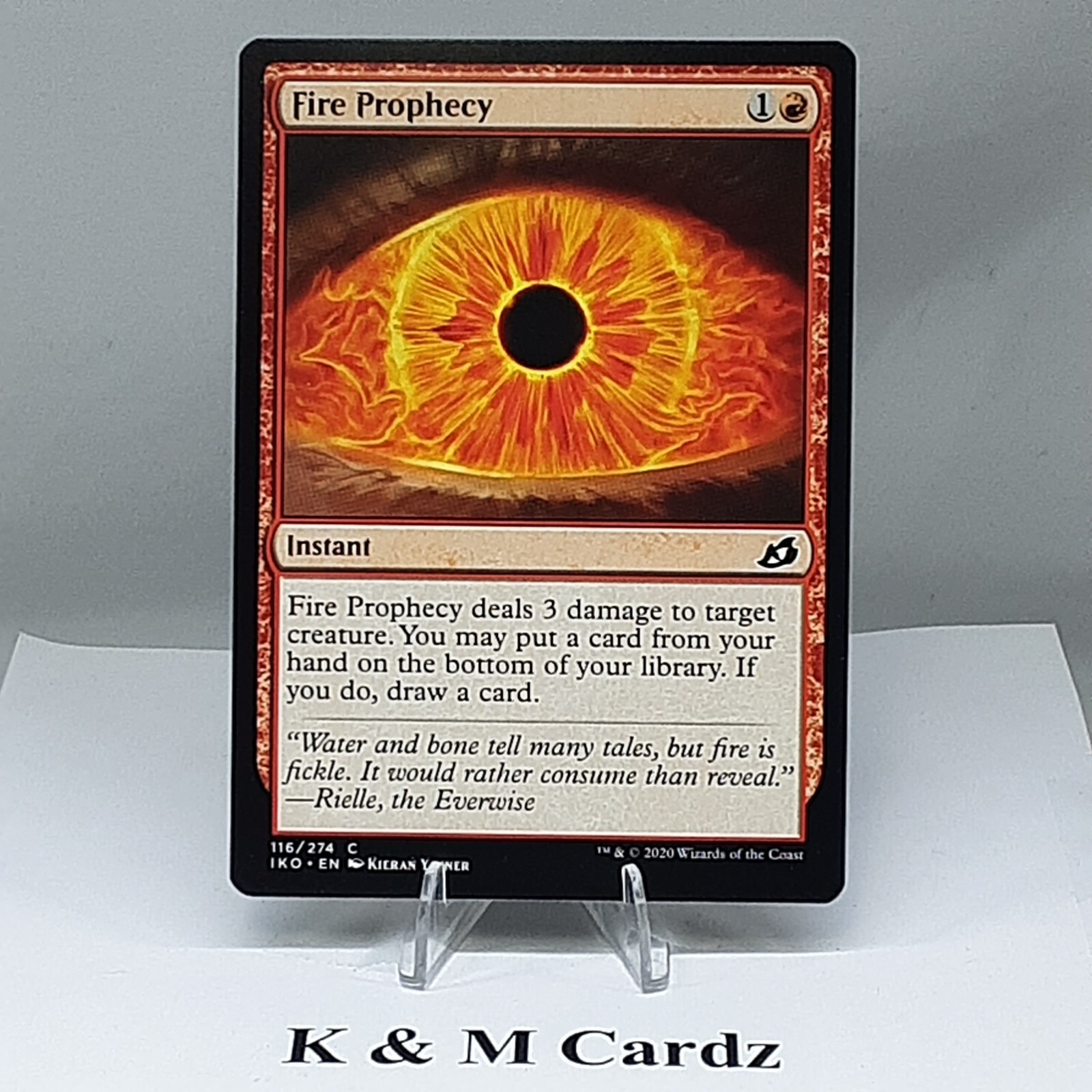 MTG - Ikoria: Lair of Behemoths - Fire Prophecy - #116 | eBay