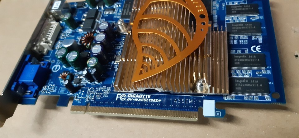 GIGABYTE GV-NX66L128DP Graphic Card 128MB PCI Express | eBay