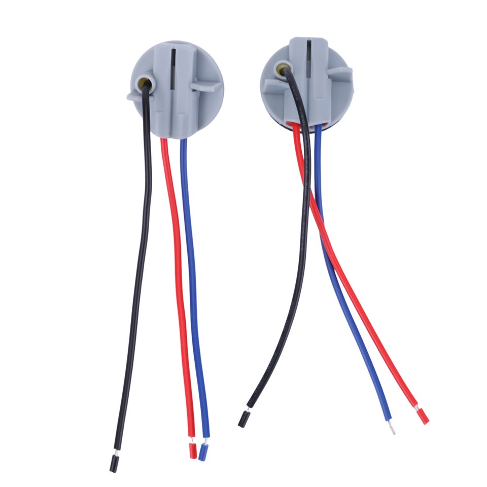 1157 2357 LED Stop Brake Turn Light Bulb Socket Harness Wire Pig Tail ...