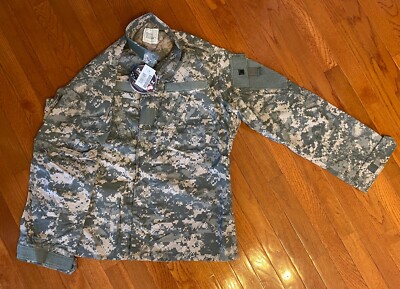 COMBAT JACKET - ACU PAT - Fire Resistant - Medium/Regular - FREE ...