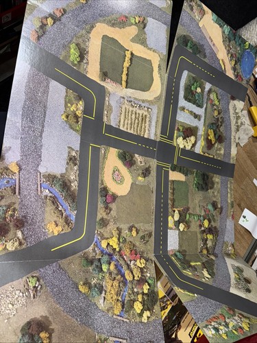 VINTAGE Tyco Tycoscene HO Scale Folding Train Layout Board | eBay